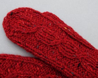 Red mittens | Etsy