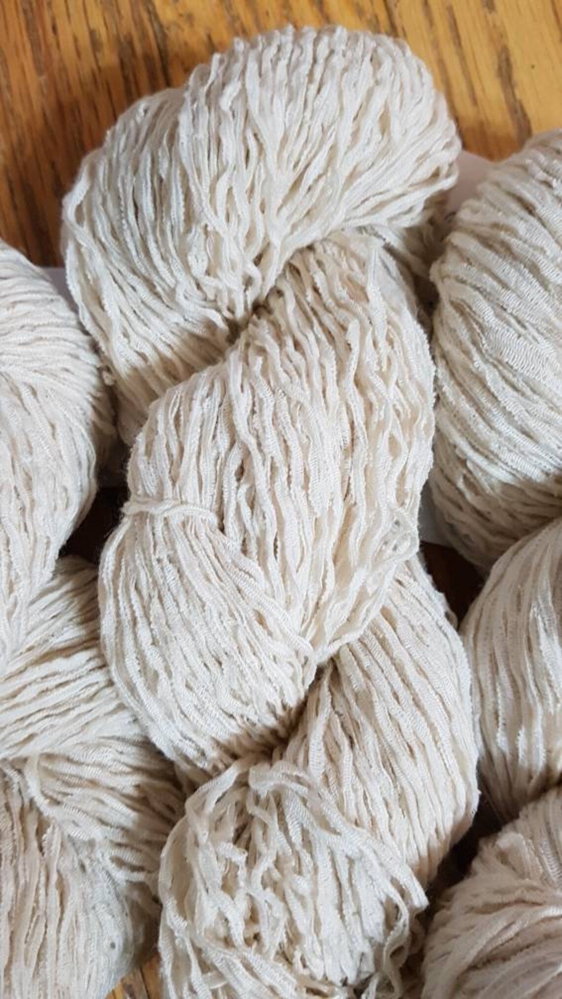 Vegan Yarn/reclaimed Yarn/zero Waste Yarn/upcycled Yarn/cotton | Etsy
