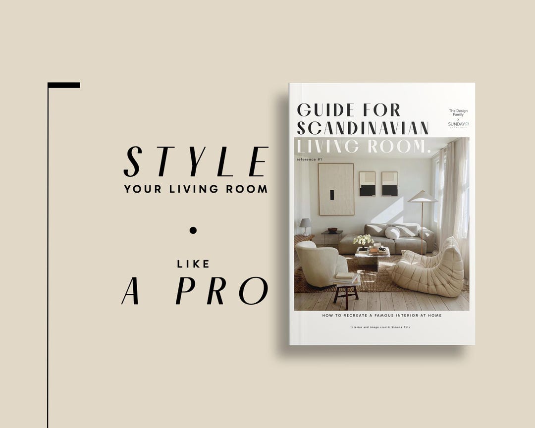 Scandinavian Living Room Design Guide | Scandi Interior Design PDF ...