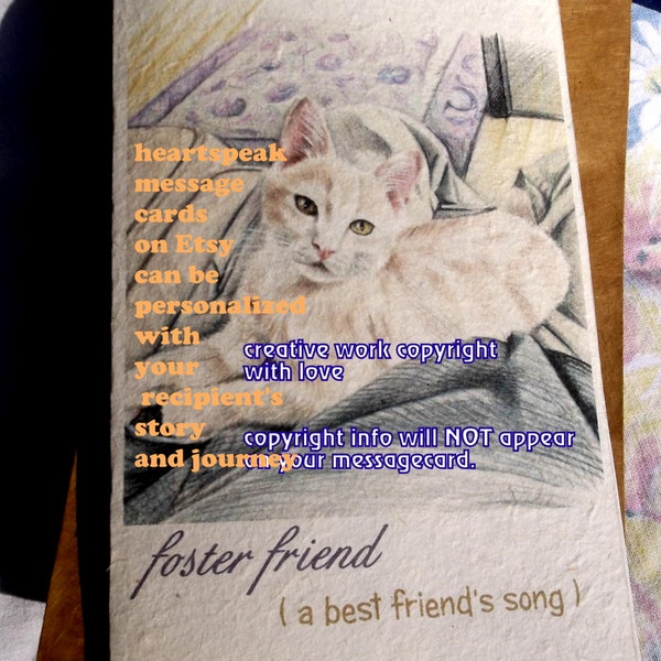 Foster Cat Poem - Etsy