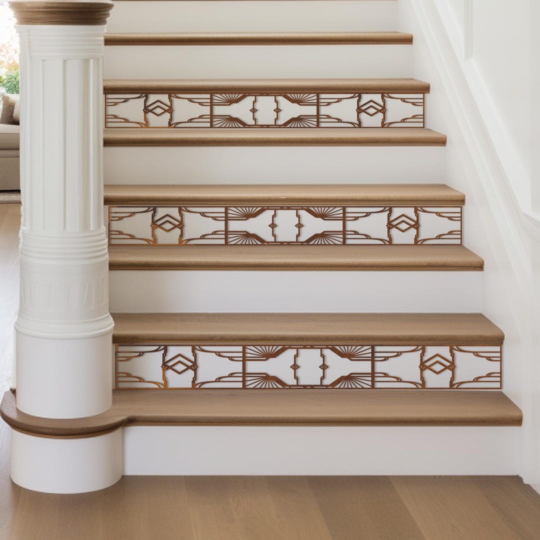 Wooden Staircase Decor , Stair Makeover Panel, Step Riser Wood Panel ...