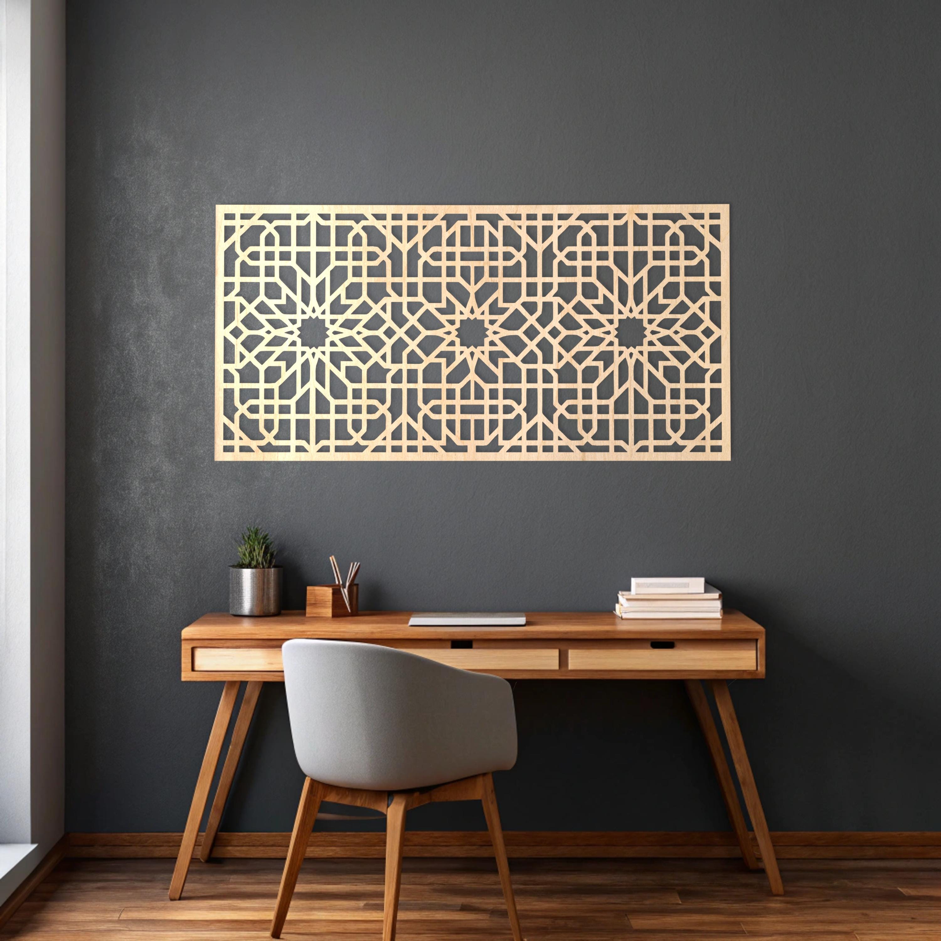 Moroccan Wood Panels, Moroccan Wall Art, Lattice Decorative Panels ...