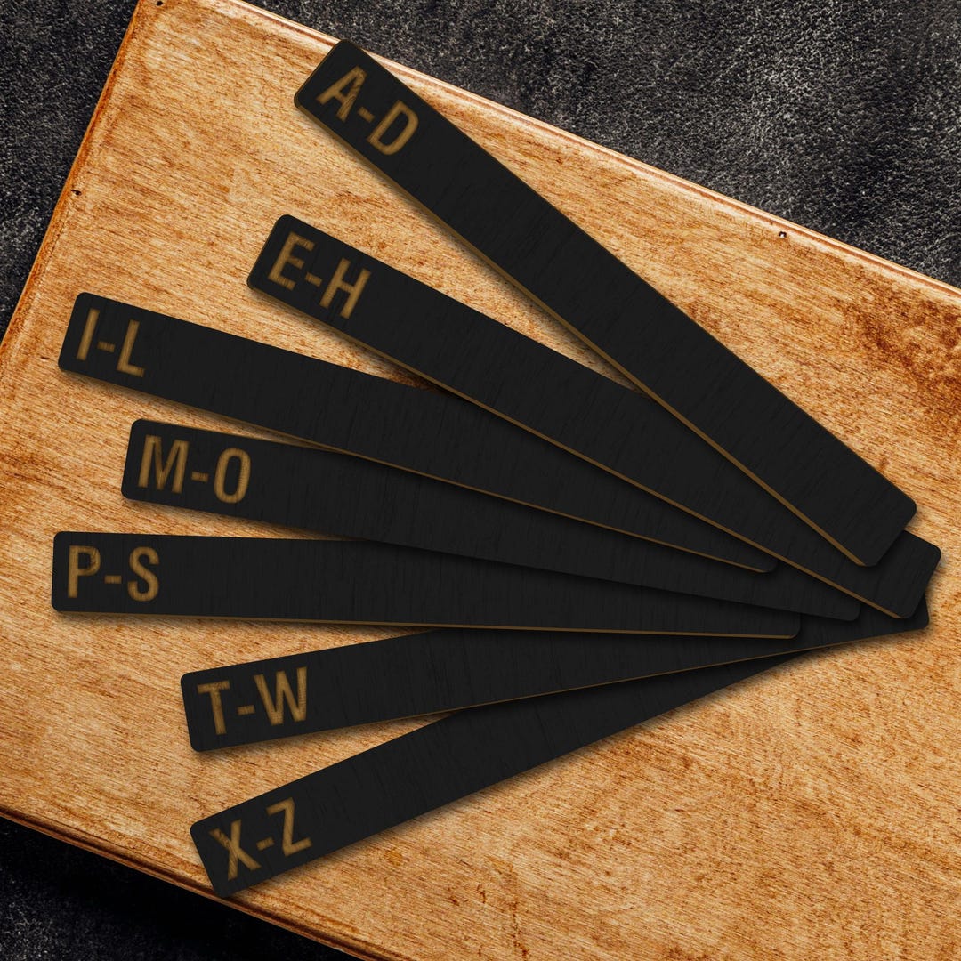 LP Record Divider, Vinyl Record Divider, Genre Record Divider, Book ...