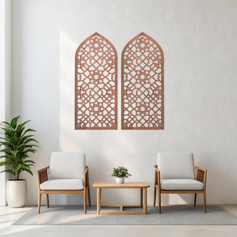 Arabesque Wood Panels - Etsy