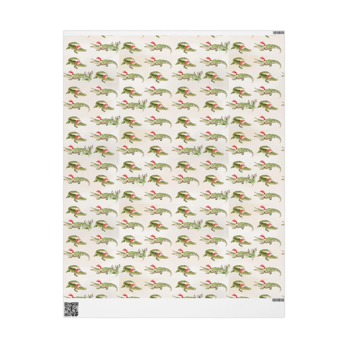 Christmas Gator Wrapping Paper: Coastal Living, Southern Gifting - Etsy