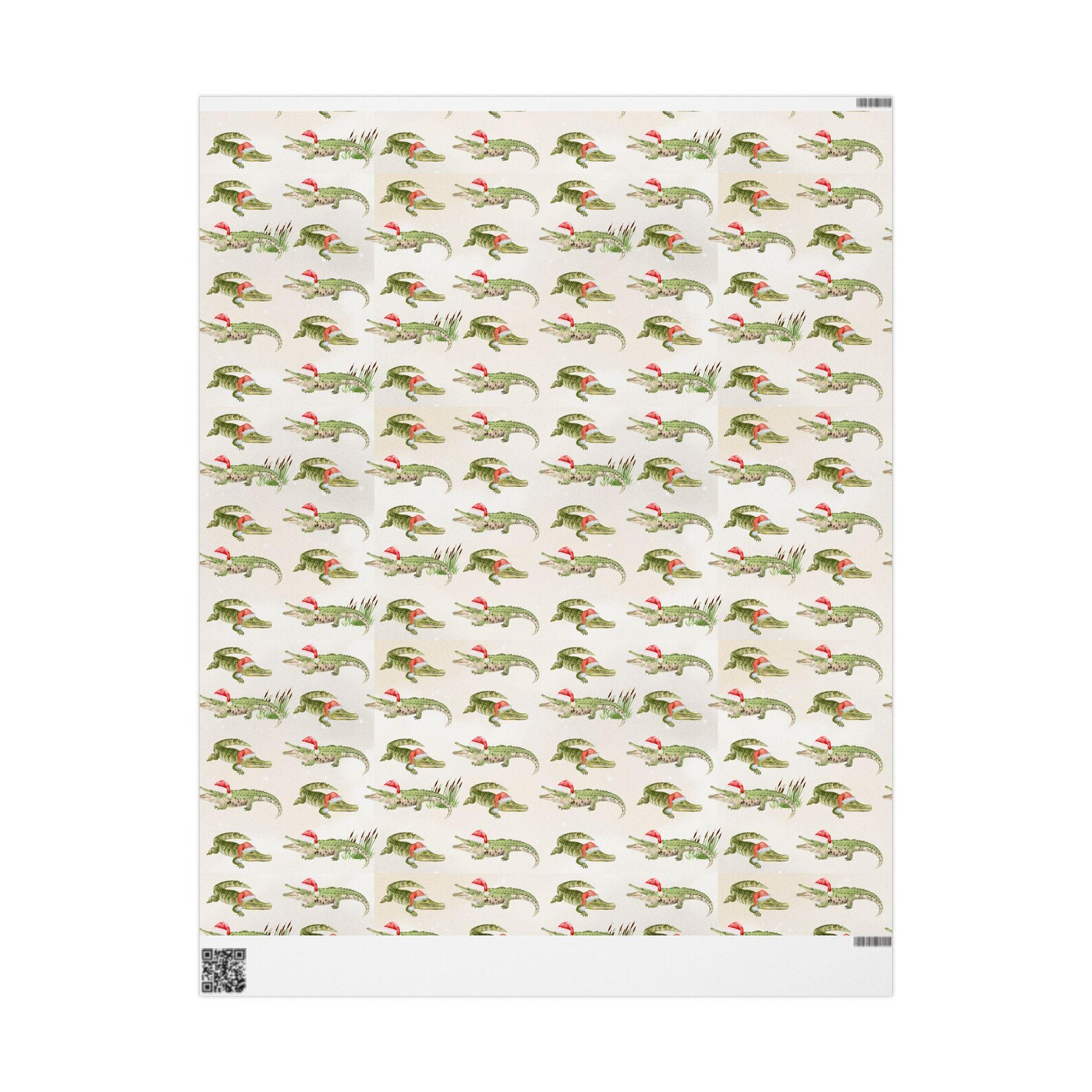 Christmas Gator Wrapping Paper: Coastal Living, Southern Gifting - Etsy