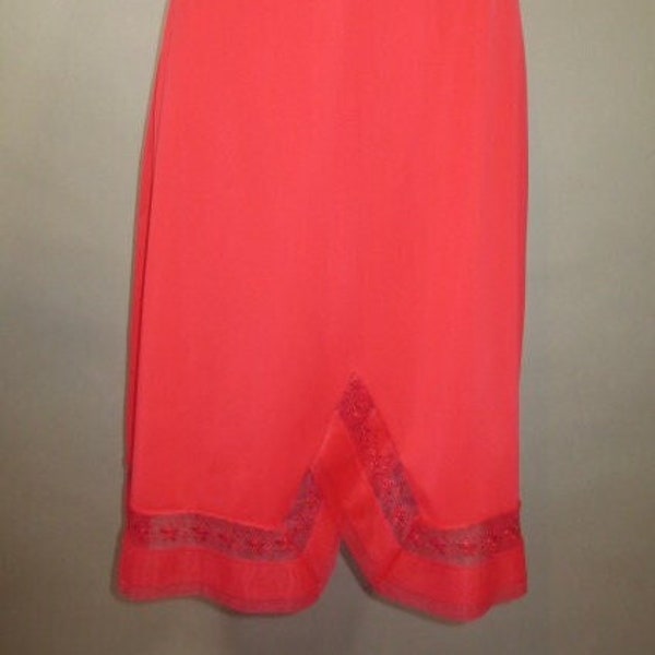 Red Nylon Half Slip - Etsy