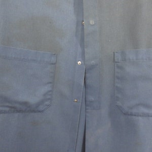 Vintage Work Wear Lab Coat, Mechanics Utility Smock, Lots of Stained ...