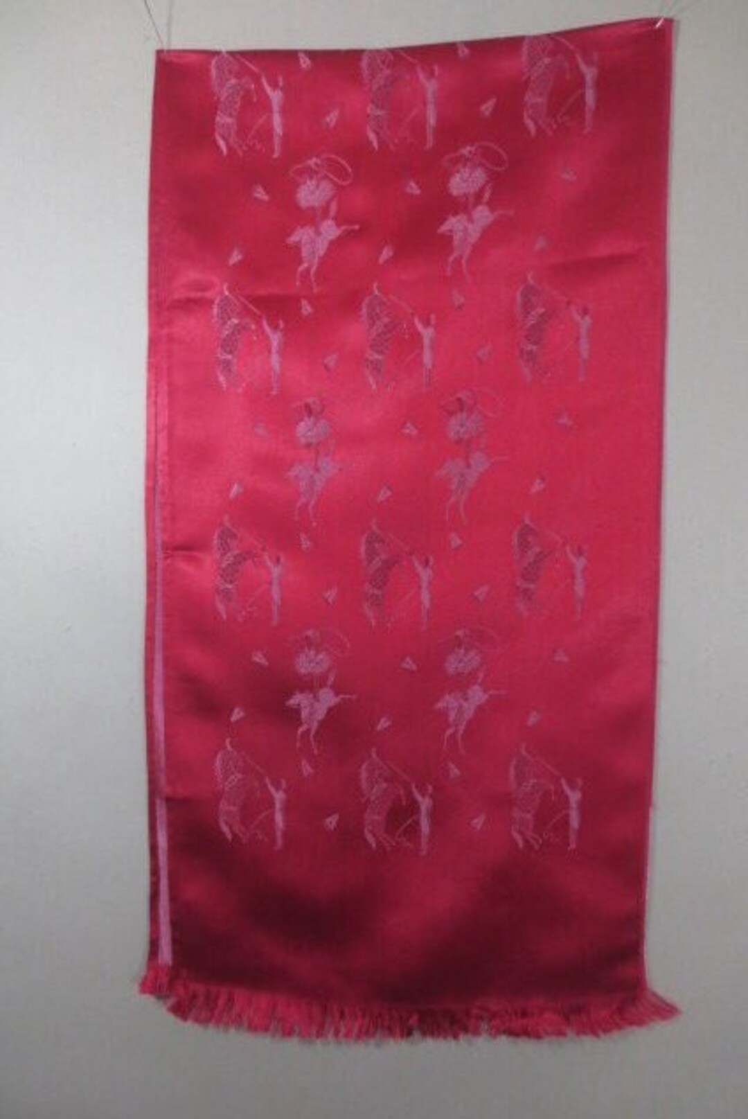 Vintage Opera Scarf, Circus Motif, Men's Satin Dress Scarf, Circus ...