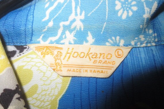 SALE**Vintage Silk Hawaiian Shirt, 1940-50's HOOKANO … - Gem
