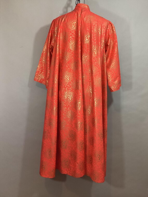 1950's Swing Coat, Duster, Robe, Mandarin Collar, Han… - Gem