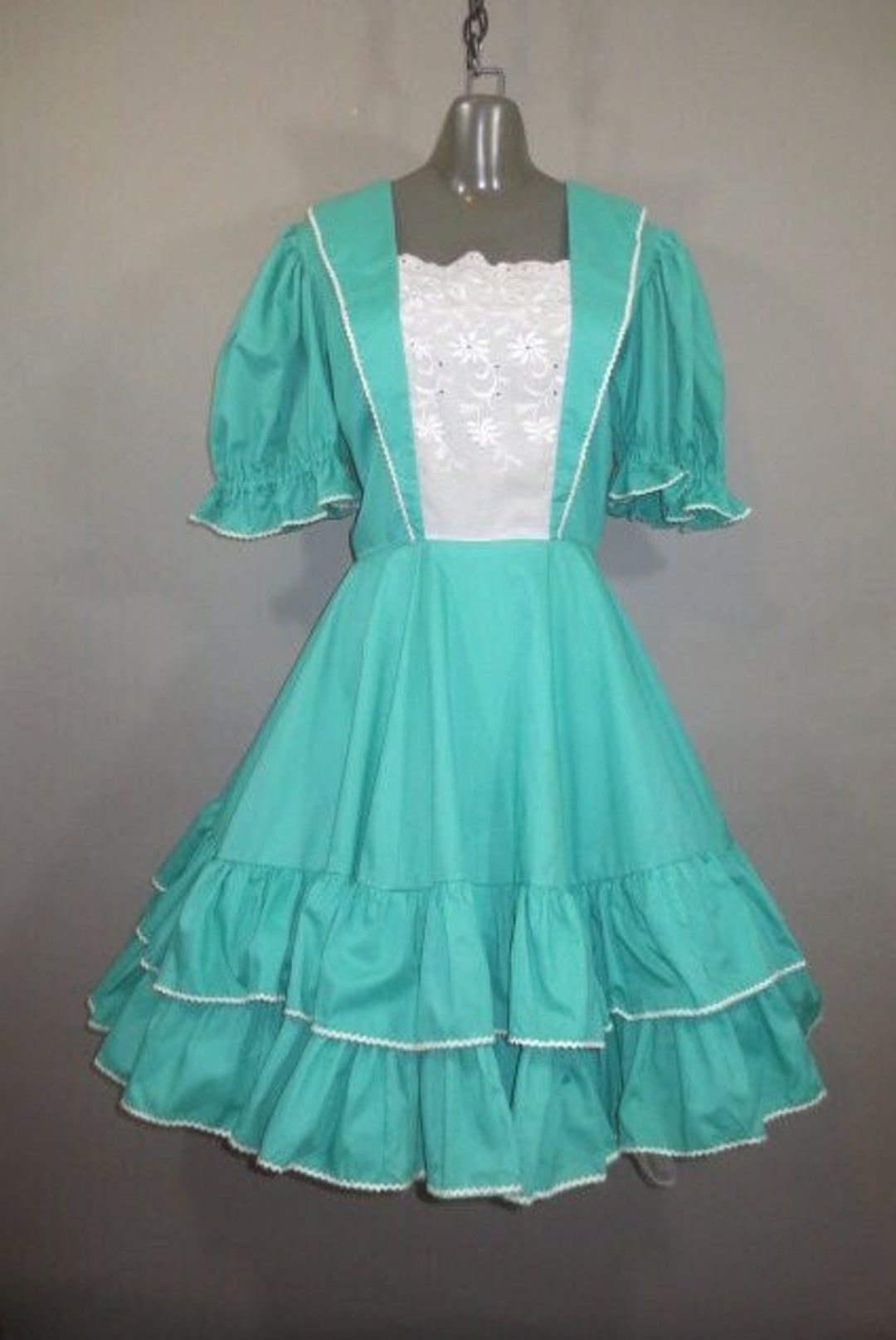 Vintage Square Dance Dress, Western, Cowgirl Dress, Patio Dress ...