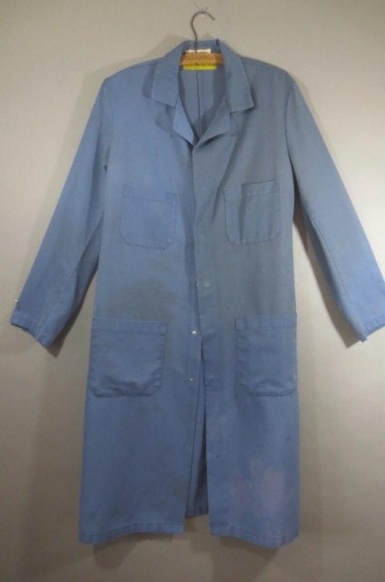 Vintage Work Wear Lab Coat Mechanics Utility Smock Lots of - Etsy