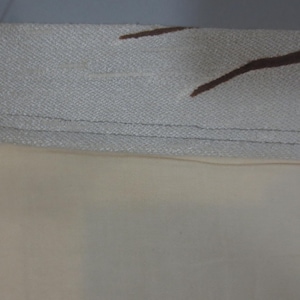 Vintage 1950's Drapery Panel, Big Tropical Floral, Fully Lined ...