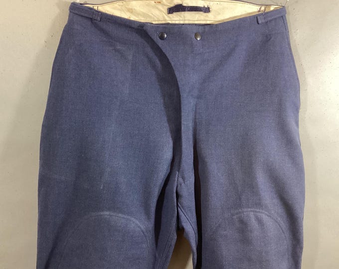 Vintage US Air Force Wool Flying Pants, Padded Knees & Butt, Navy Blue ...