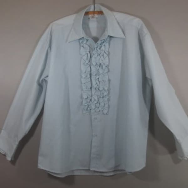 Ruffled Tuxedo Shirt - Etsy