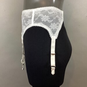 Vintage 1960's Garter Belt, SIMONE Label, Hook N Eye Closure in Back ...
