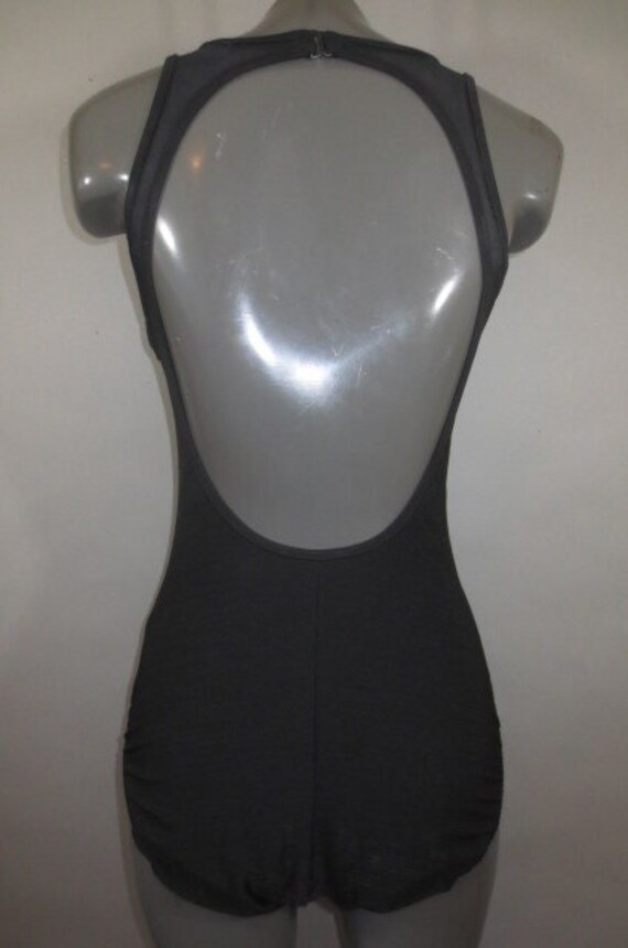 1970s Jantzen One Piece Vintage Swimsuit Sheer Pane… Gem