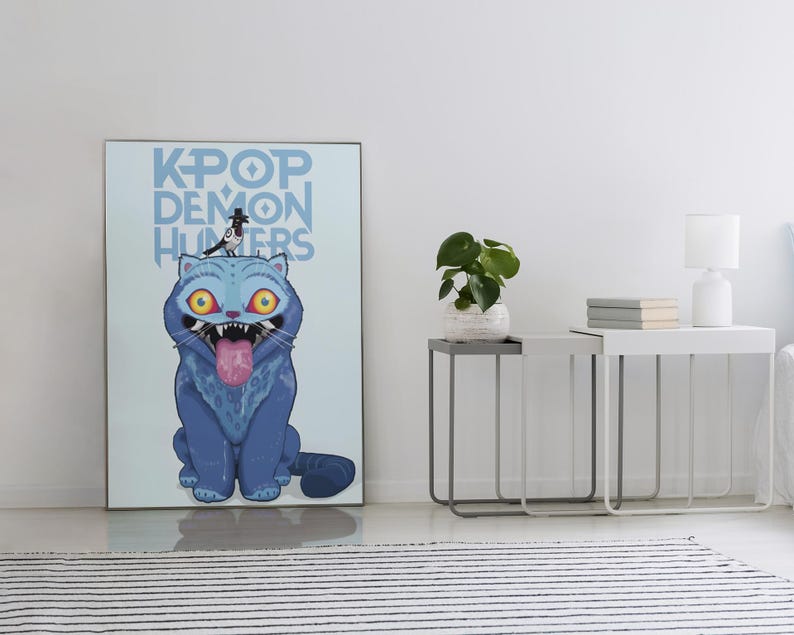 Derpy Poster | K-pop Demon Hunters Print | Derpy and Sussie Wall Art ...
