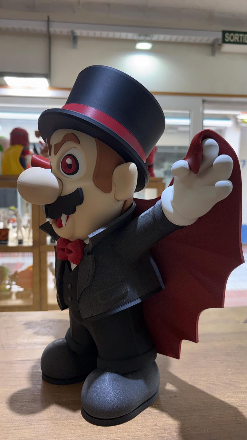 Mario Bros Vampire, 3D Printed - Etsy