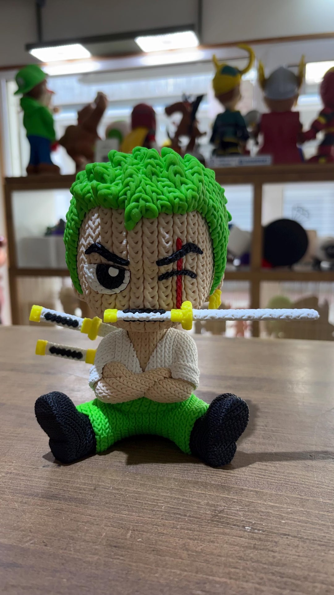 Zoro One Piece, Crochet Style, 3D Printed - Etsy