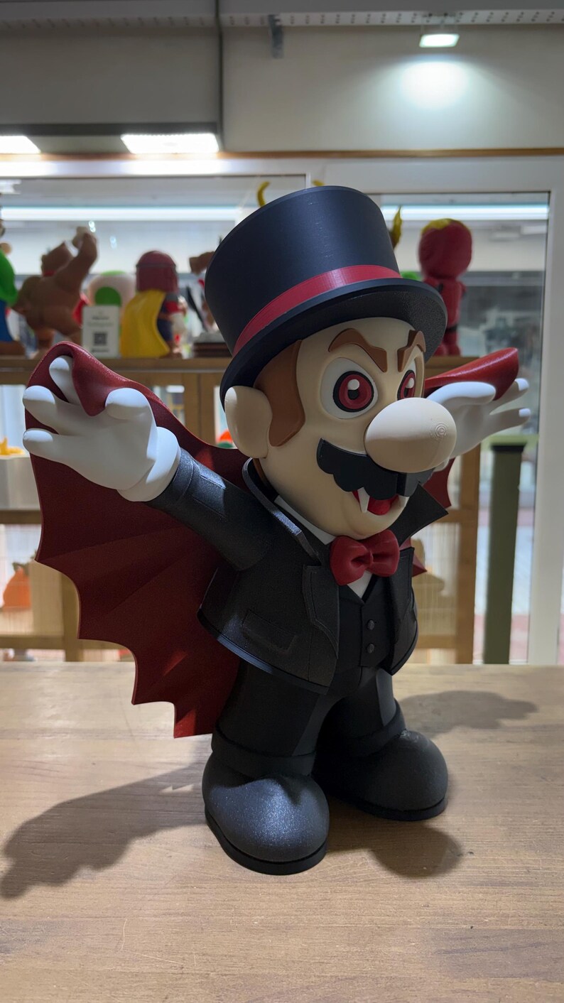 Mario Bros Vampire, 3D Printed - Etsy UK