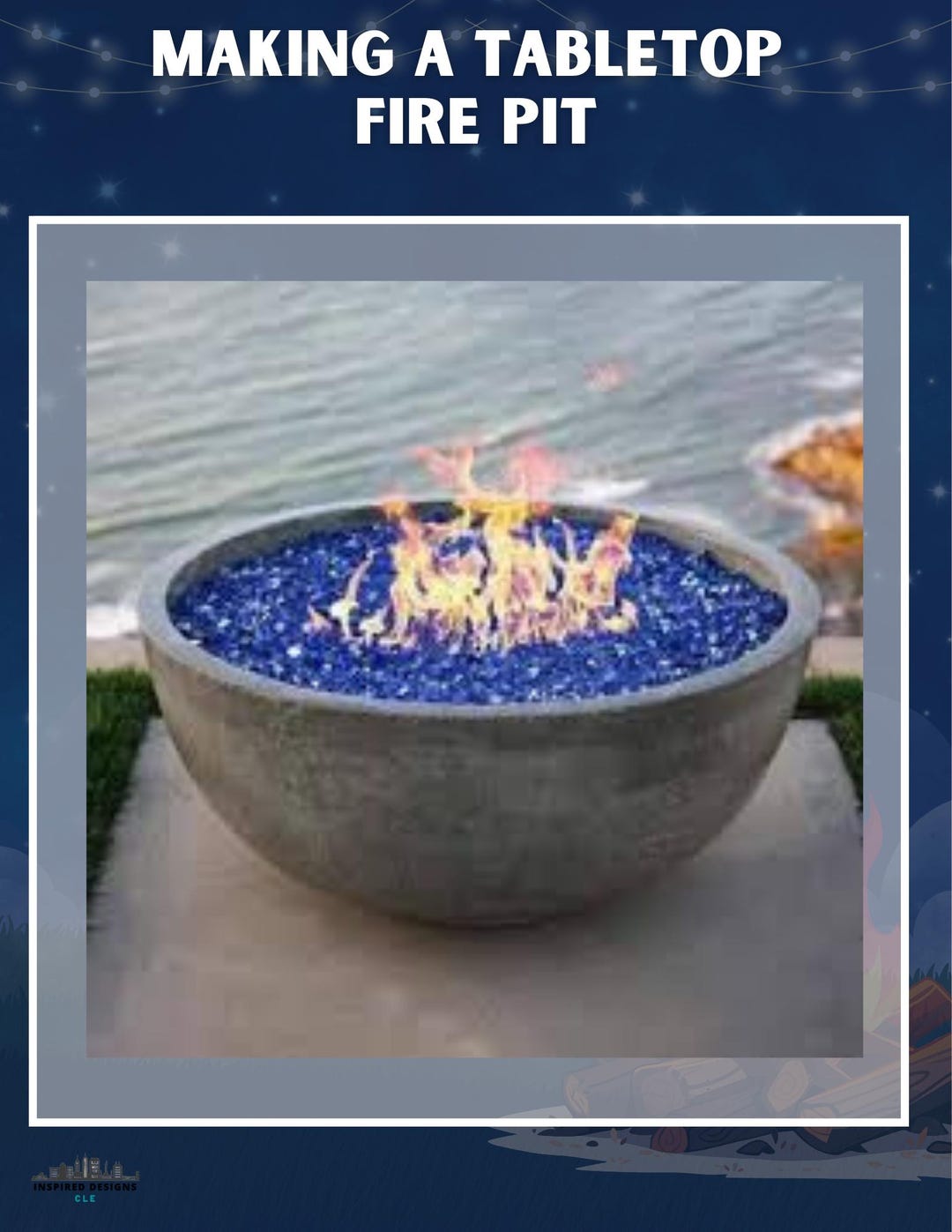 DIY Make a Table Top Fire Pit- Sip and Craft Event Guides- Digital ...