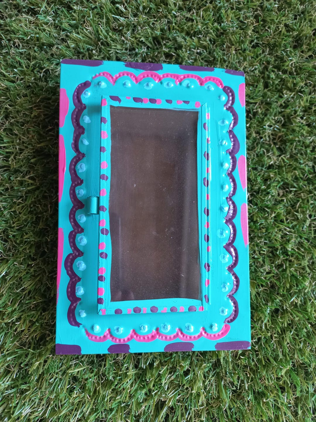 Tin Nicho Hand Painted, Hand Made Wall Hanging - Etsy