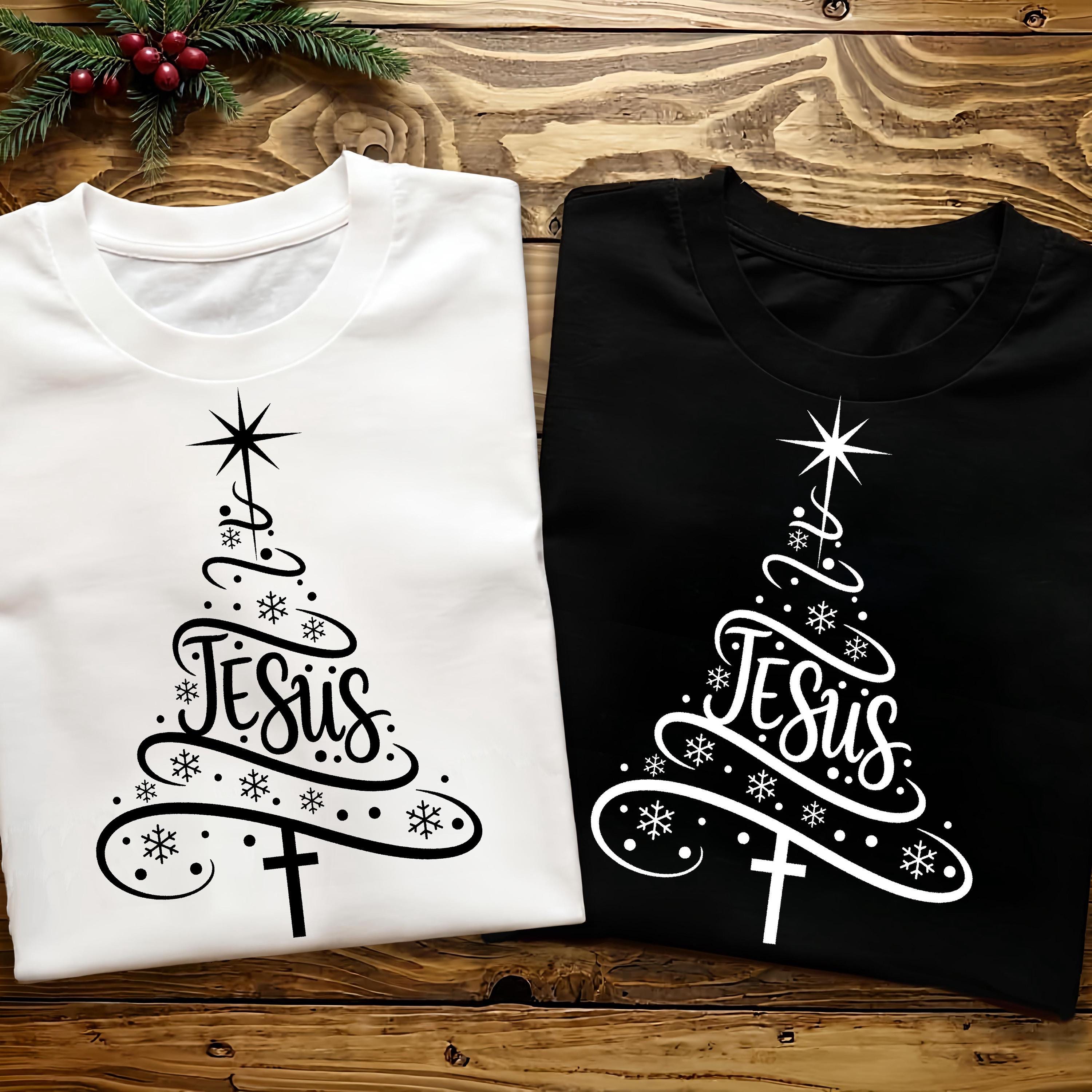 Jesus Christmas Tree SVG Cut File for Cricut | Transparent PNG No ...