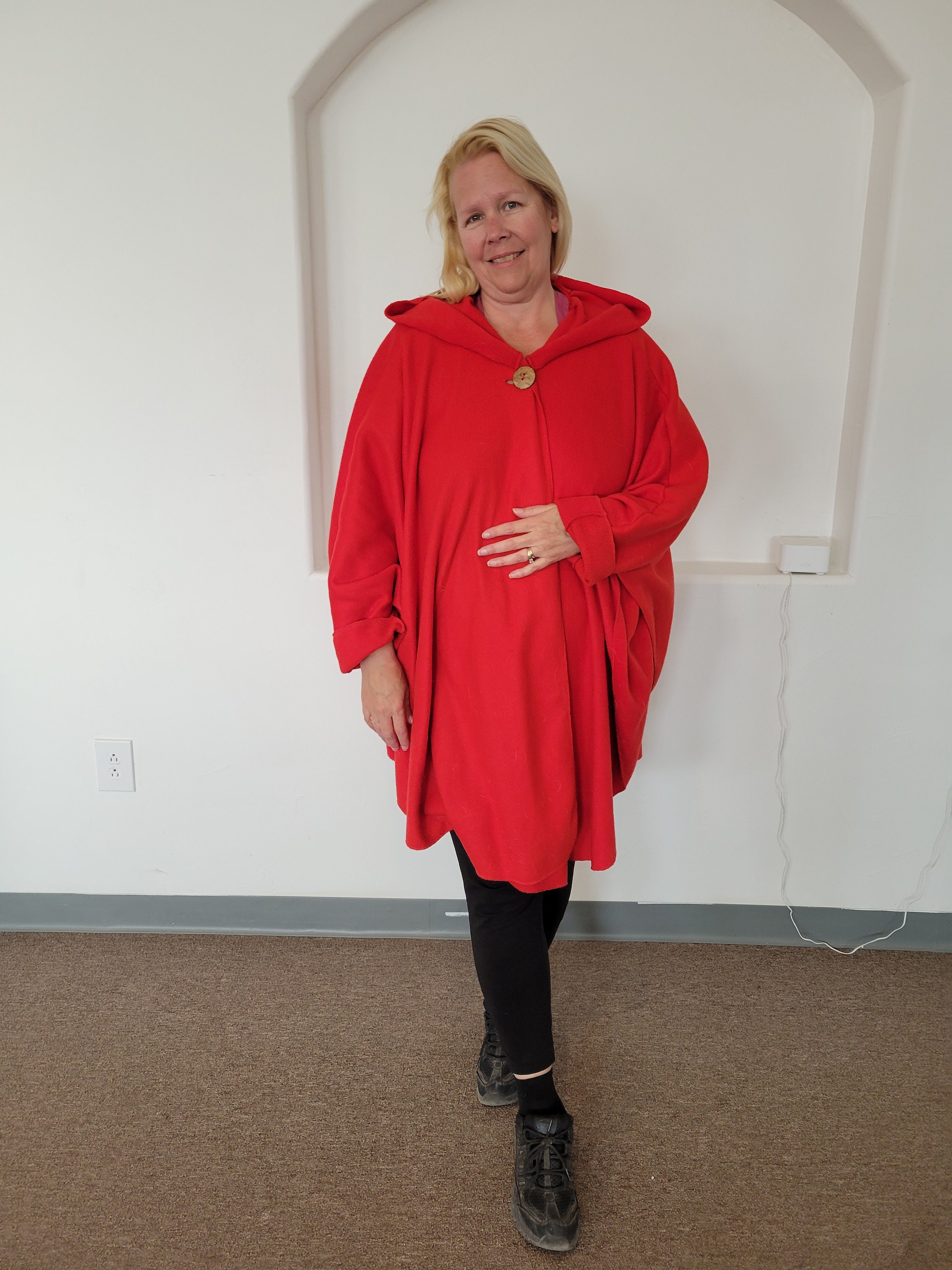 Sleeved Cape With Optional Hood, Sewing Pattern, Digital Download, PDF ...