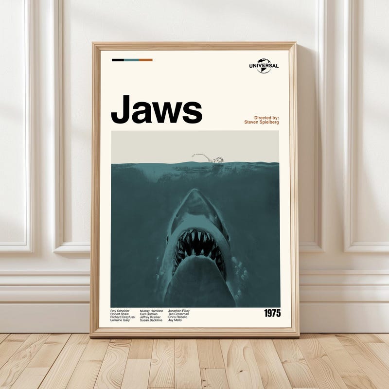 Jaws Poster - Etsy