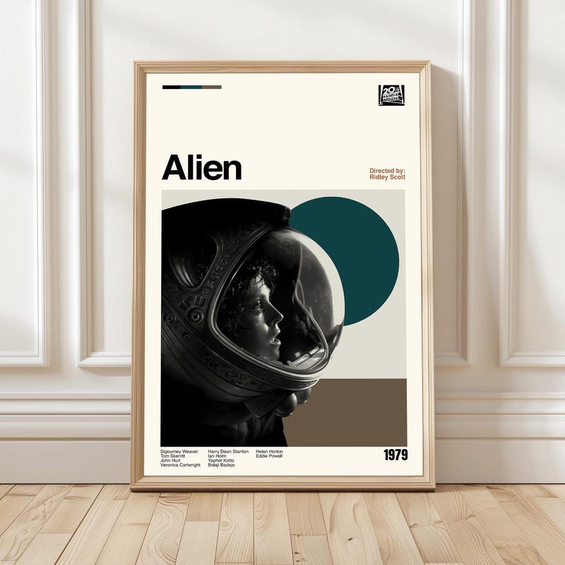 Alien Poster Minimal - Etsy
