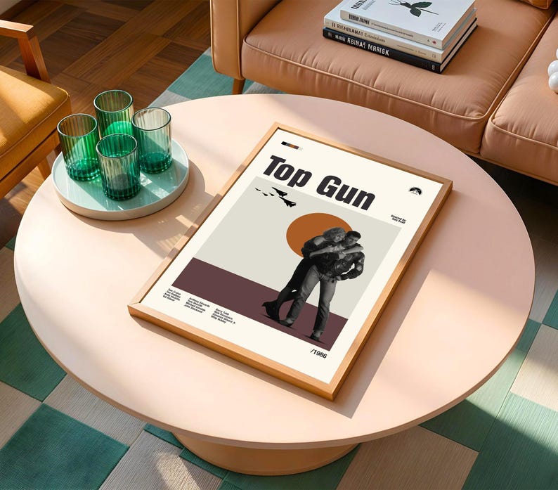 Retro Movie Poster, Mid-century Modern Art, Minimalist Movie Print ...