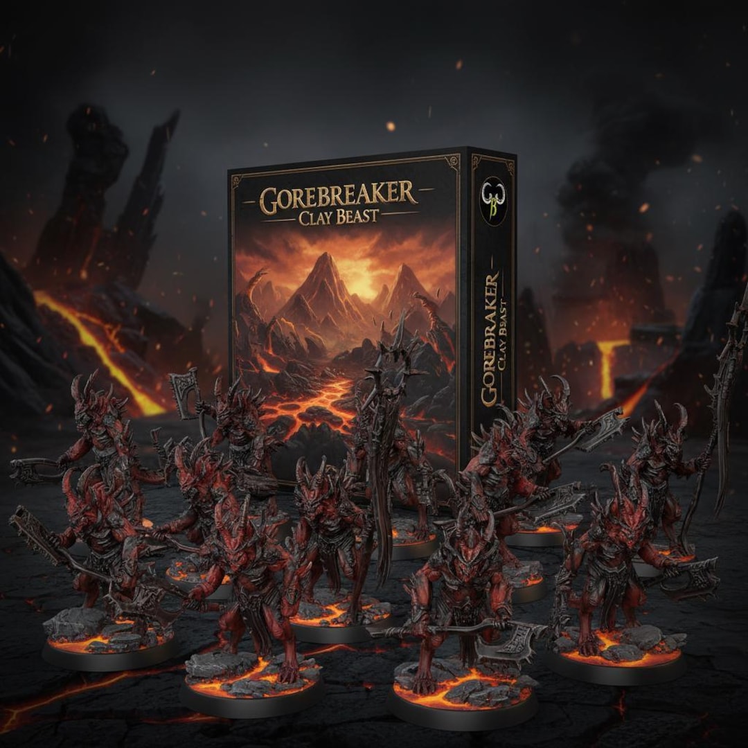 Gore Breaker | Clay Beast Creation | Dark Legion Warriors | Premium ABS ...