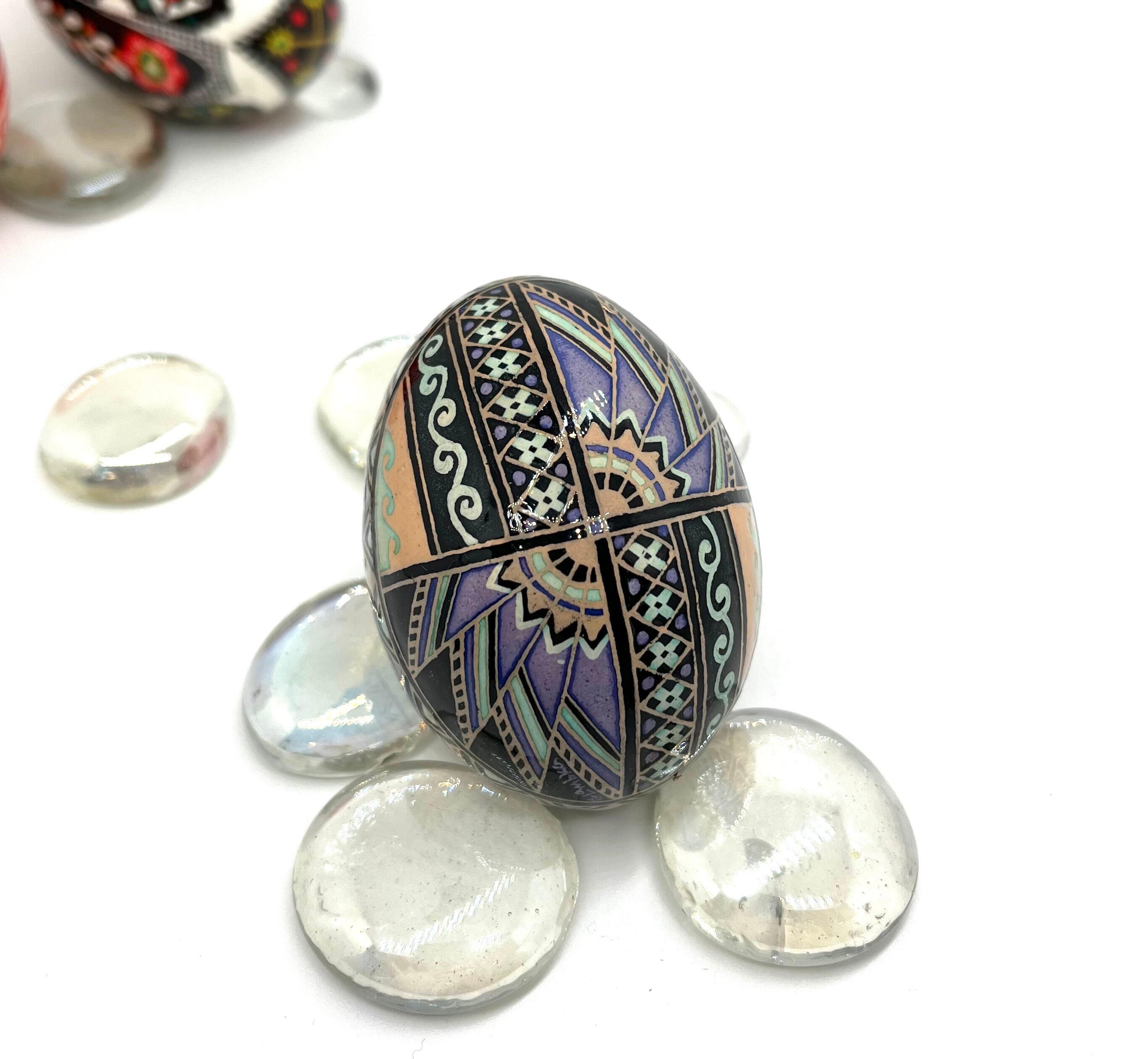 Custom...chicken Egg Pysanky Ukrainian Easter Egg, Batik, Pisanki, Folk ...