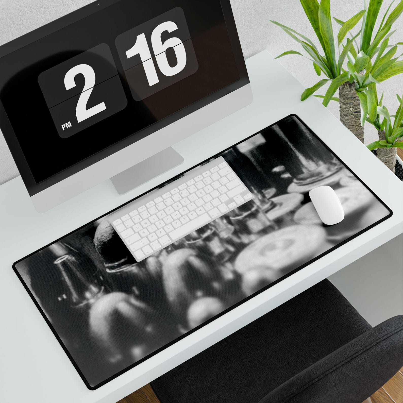 Black and White Bullet Macro Desk Mat | Military Ammo Print Mousepad ...