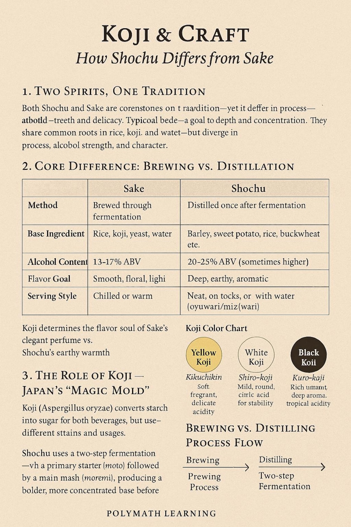 Shochu Masterclass PDF – Koji, Bases & Styles | Printable Toolkit ...
