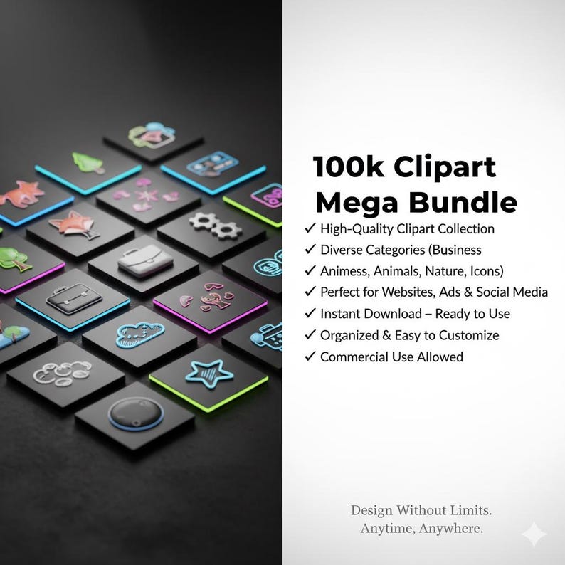 Clipart Mega Bundle — the Ultimate Graphics Library for Creators ...