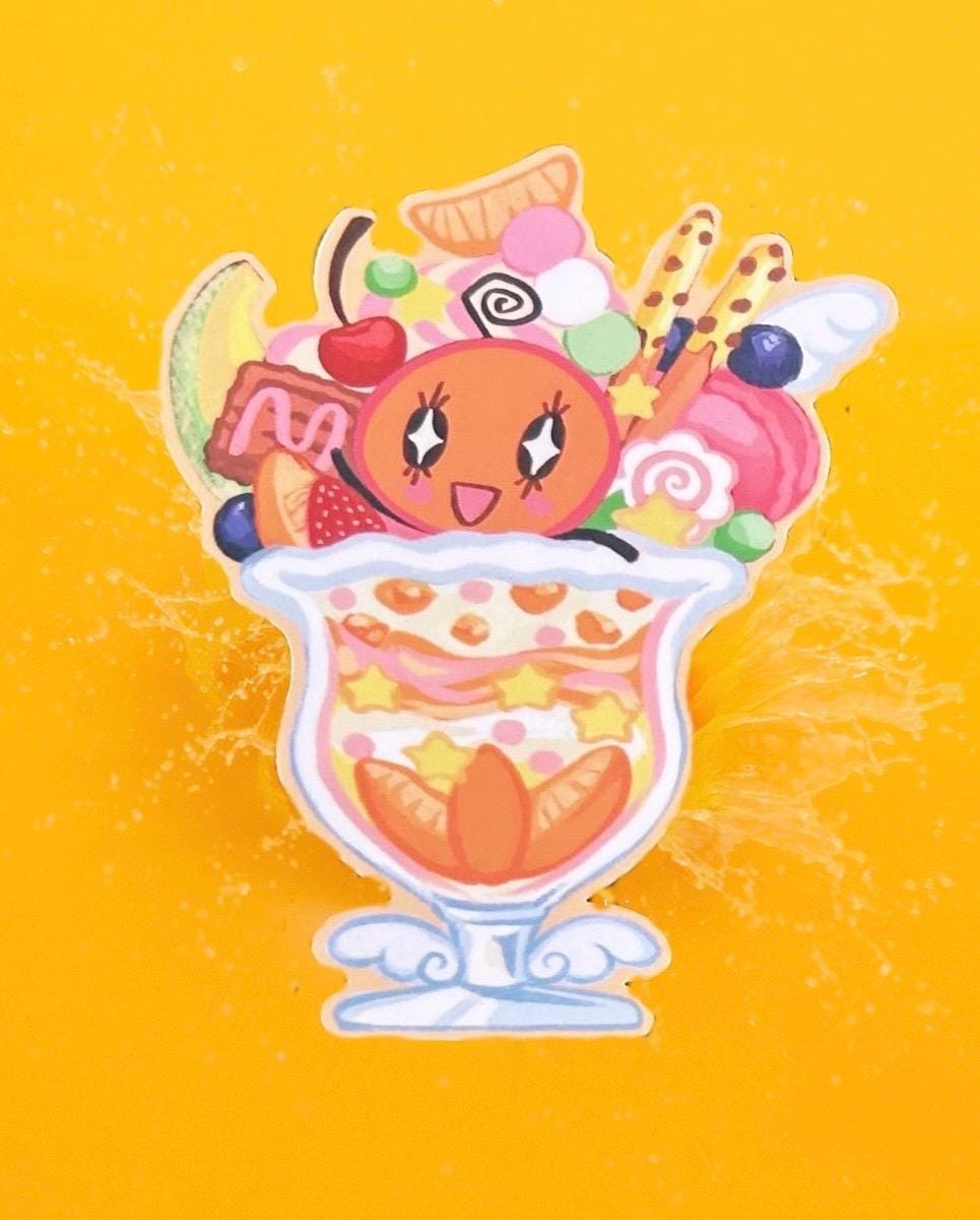 Digital Friend Party Parfaits Stickers - Etsy