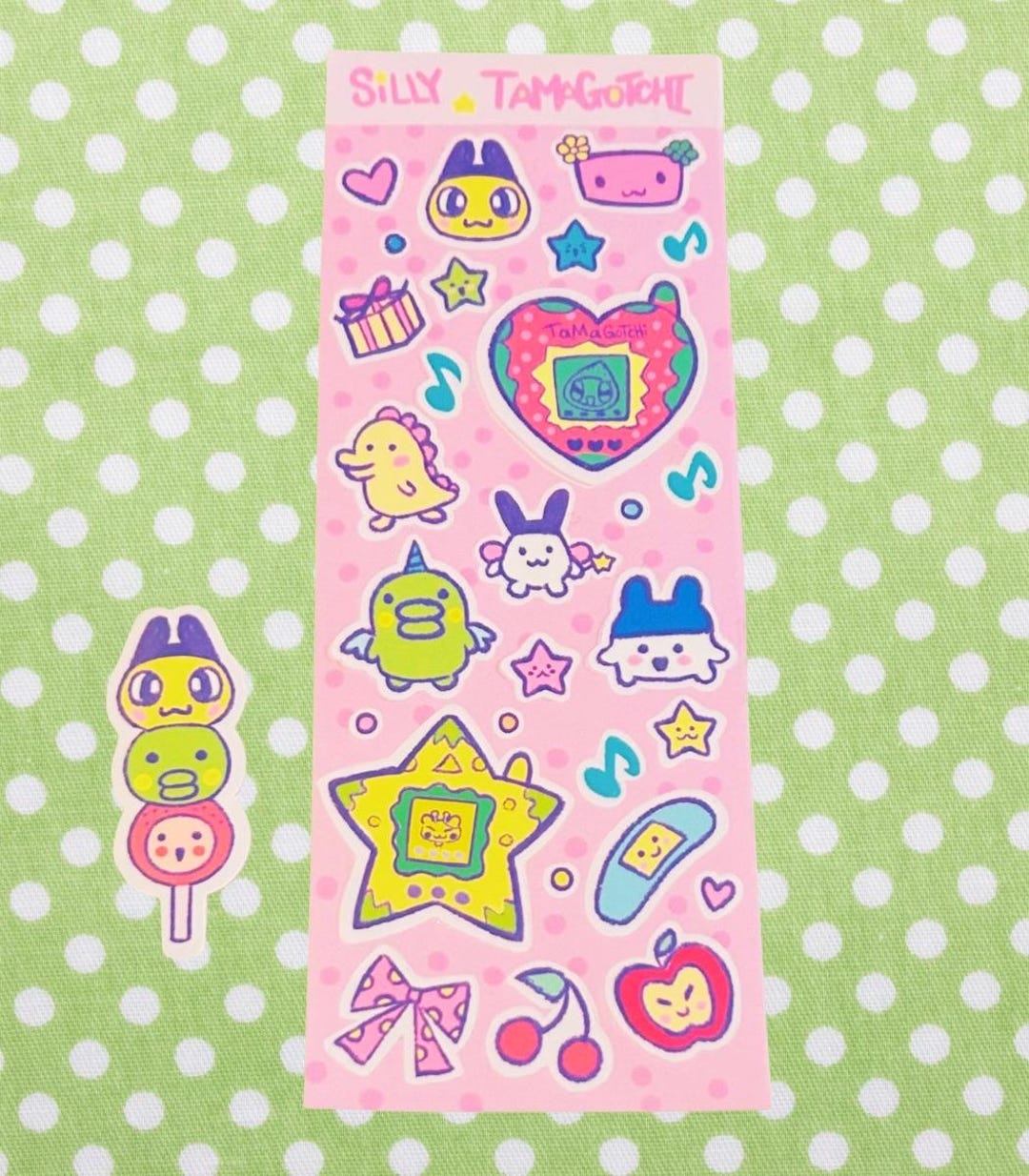 Silly Digital Friends Sticker Sheet - Etsy