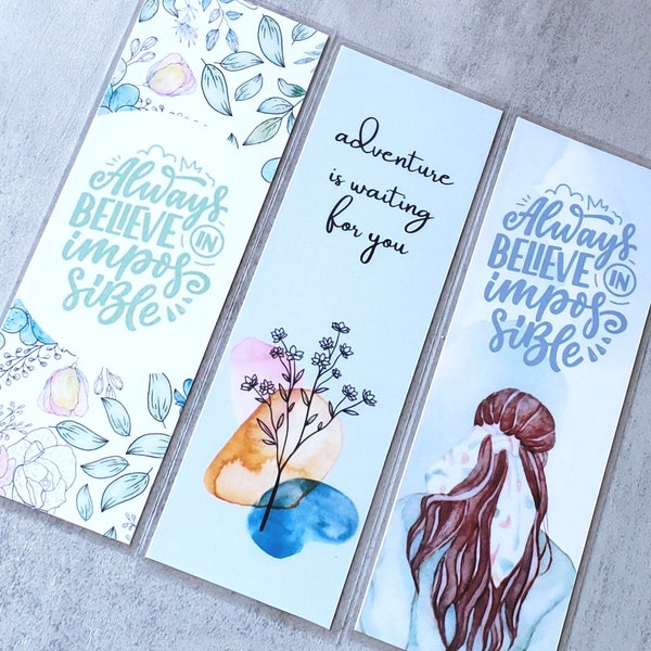 Laminated Bookmark - Etsy