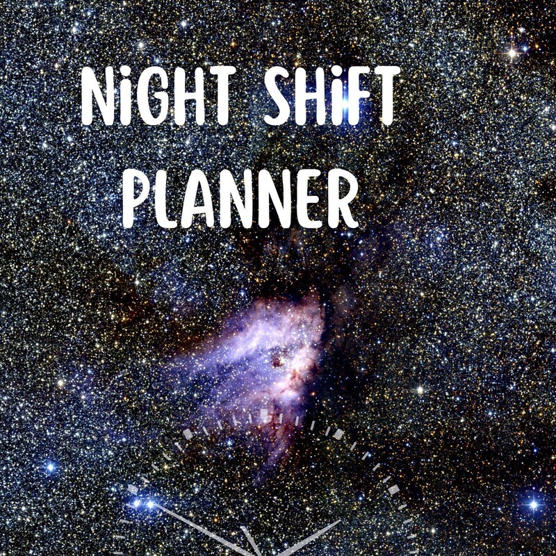 Night Shift Planner - Etsy