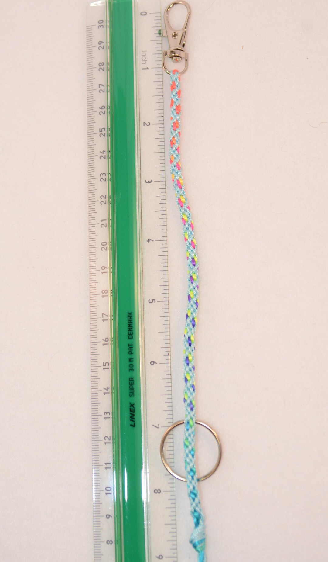 Beautifully Handmade (by Me) Kumihimo Braided Key Ring With Safety ...