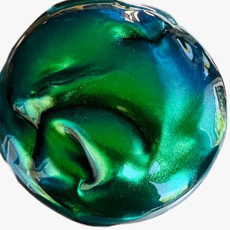 EARTH Colorshift Chameleon Blue Green Pigment Slime - Etsy