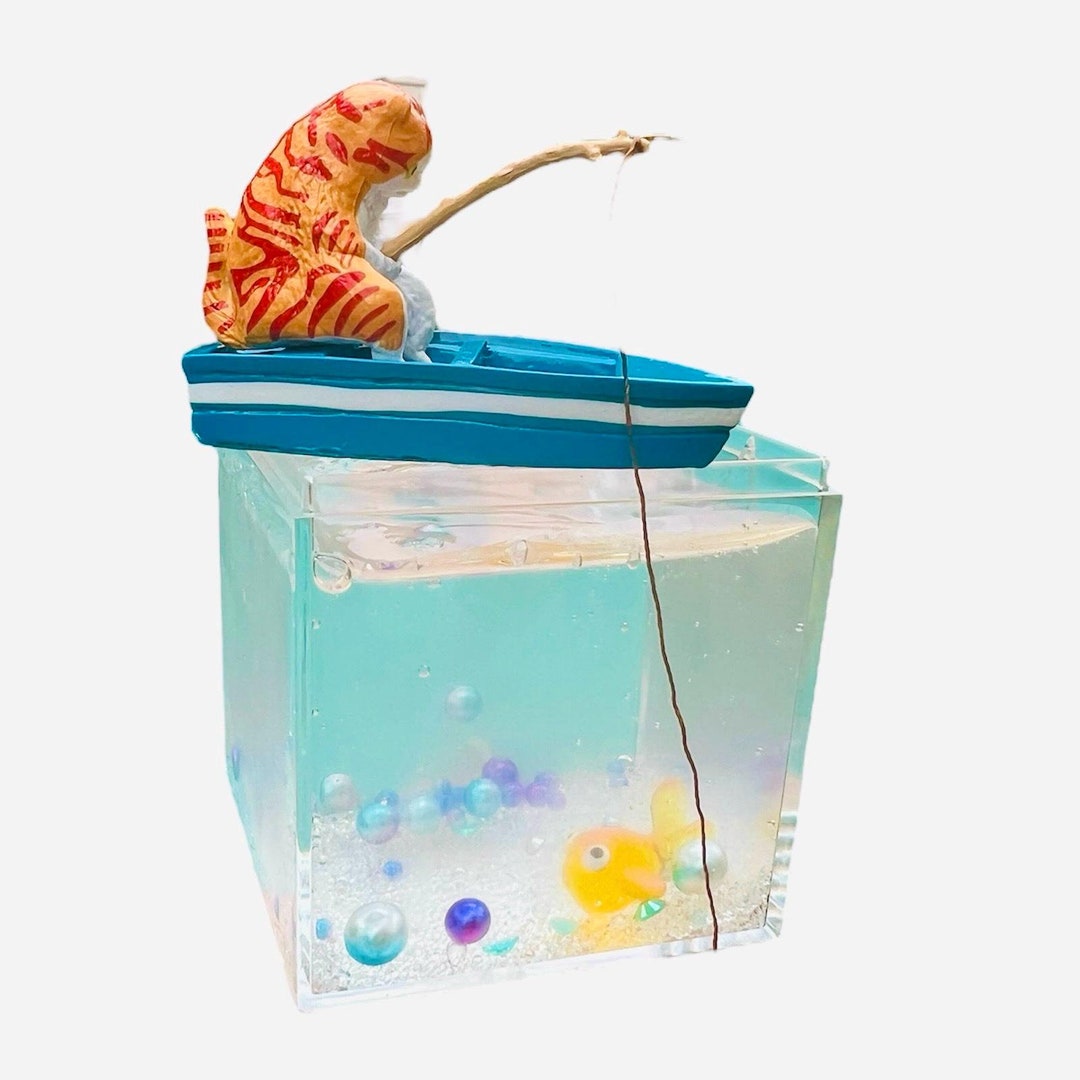 Kitty Fishing Tank Fish Tank DIY Slime Tank - Etsy