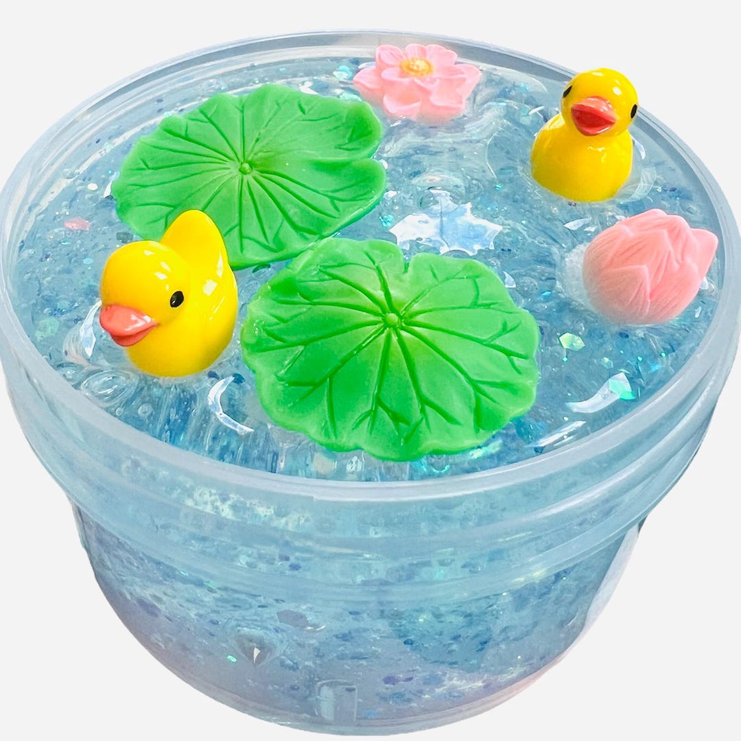 Duck Pond Lily Pad Kawaii SLIME - Etsy