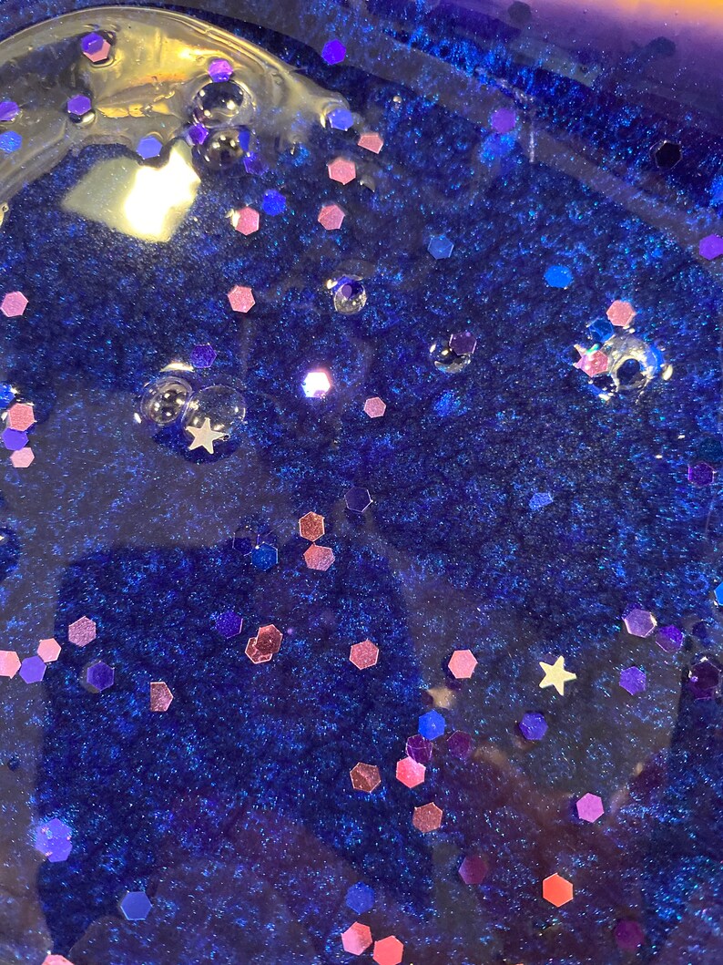 COBALT Blue PIGMENTED GALAXY Slime | Etsy