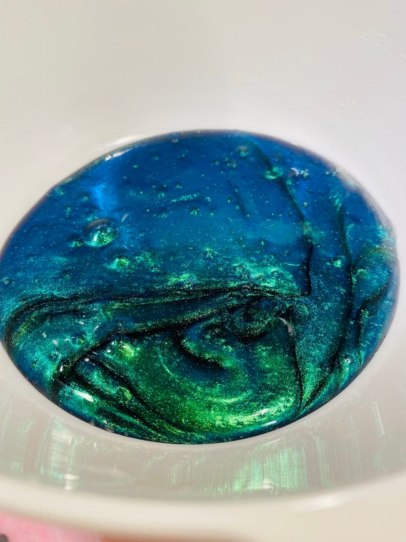 EARTH Colorshift Chameleon Blue Green Pigment Slime - Etsy