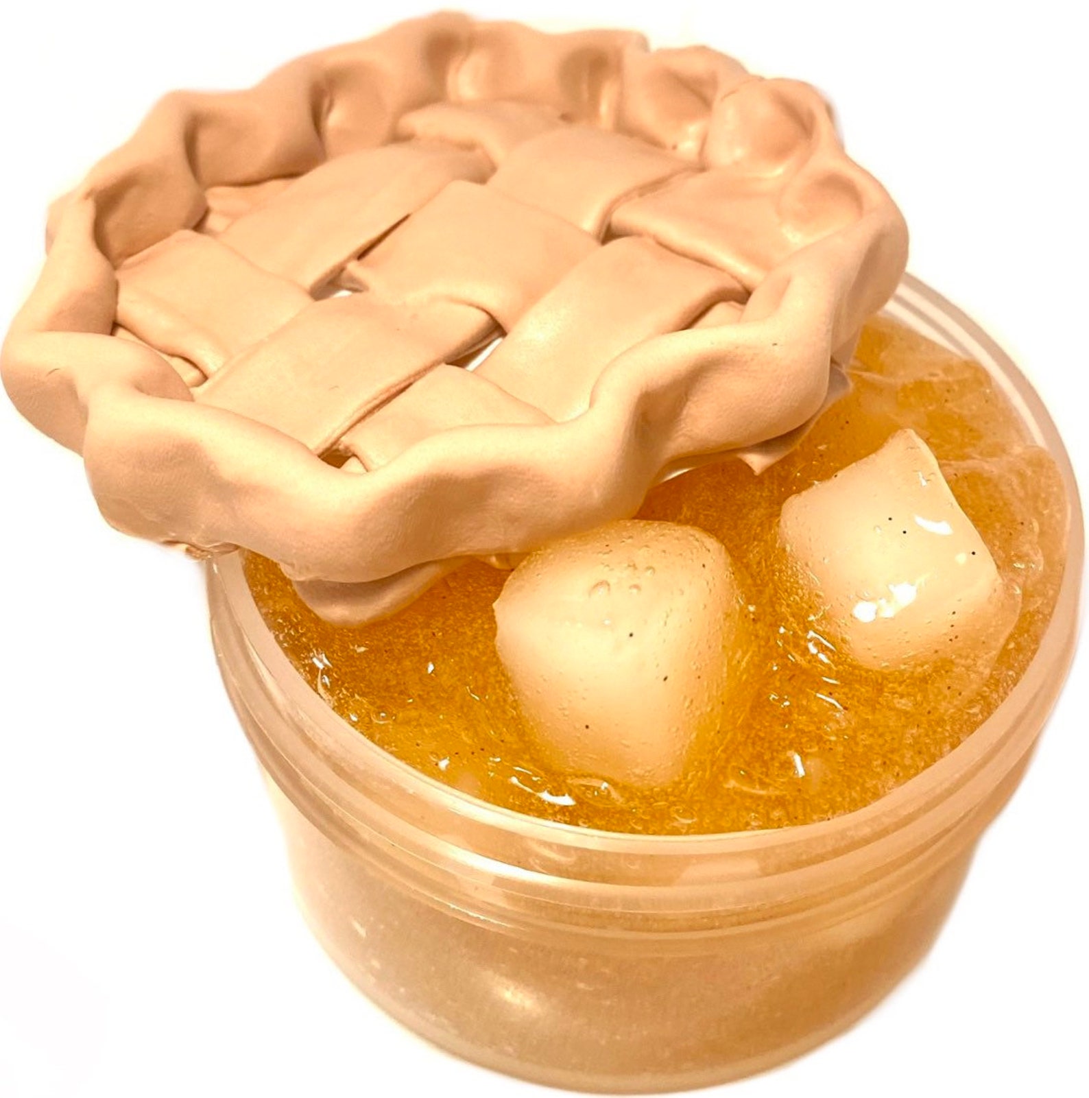 APPLE PIE Filling Slime Diy Clay Mixing - Etsy