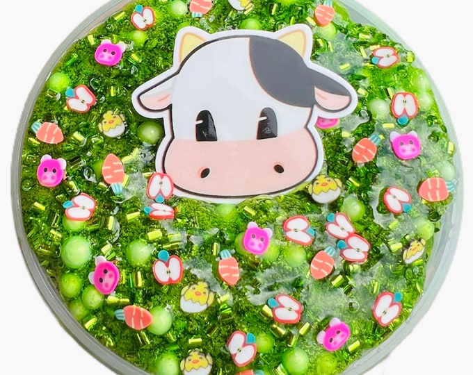 Farm Cow Slime Bingsu Slime - Etsy